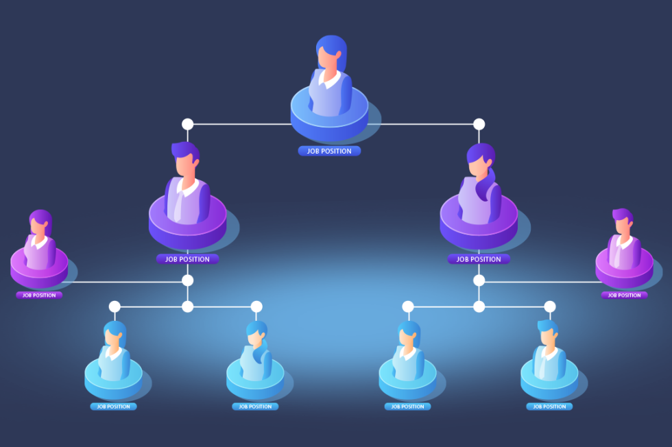 Organization chart and places | Adagio
